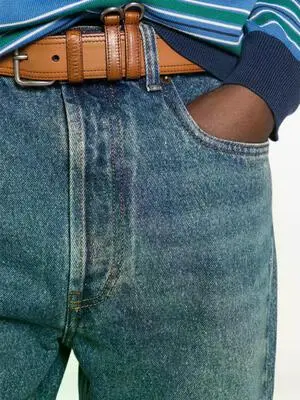 Miu Miu Logo-patch Straight-leg Jeans
