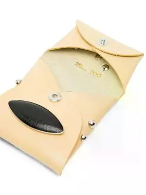 Toga Embellished Leather Coin Purse