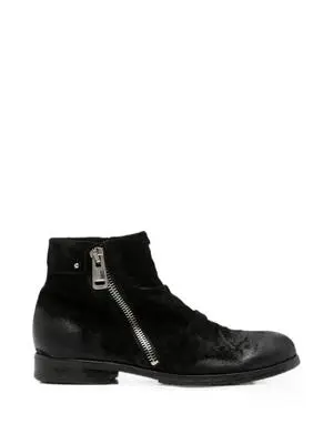 A.S.98 Clash Zip-fastening Leather Ankle Boots