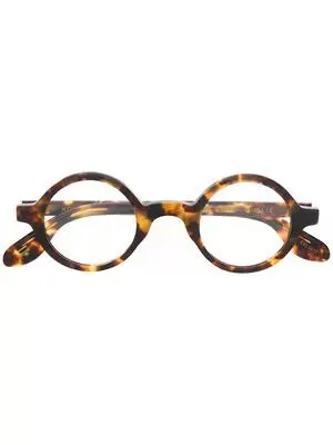 MOSCOT Zolman Round-frame Glasses - Brown