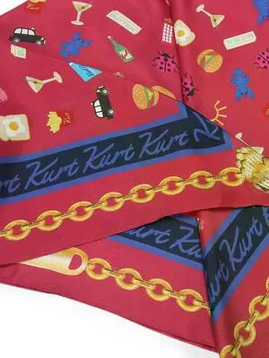 Kurt Geiger Graphic-print Scarf