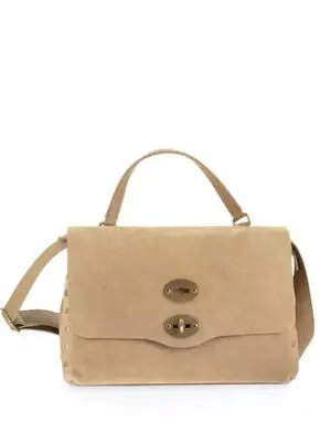 ZANELLATO Postina Jones Grained-leather Tote Bag - Neutrals