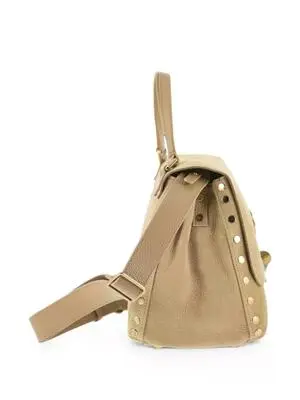 ZANELLATO Postina Jones Grained-leather Tote Bag - Neutrals