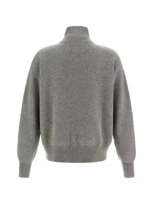 Extreme Cashmere Zip-up Cashmere Cardigan - Grey