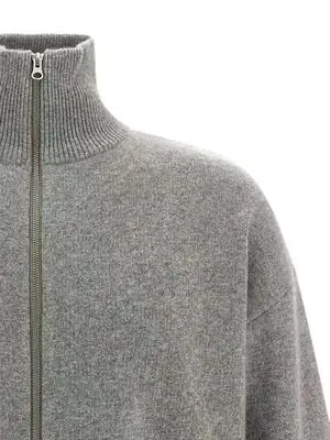 Extreme Cashmere Zip-up Cashmere Cardigan - Grey