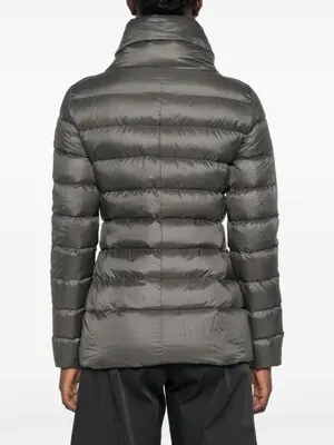 Peuterey Quilted Down Jacket With High Neck - Green