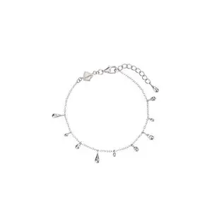 VANCHI Rhea Molten Cascade Bracelet In Silver