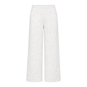 SUN CULTURE Kay Trousers In Polka Chiffon