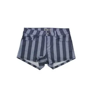 MY PAIR OF JEANS Indigo Stripes Shorts - Blue