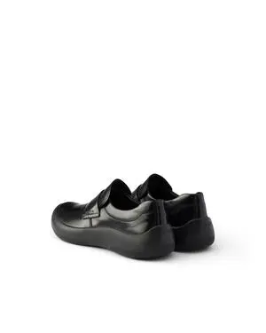 Prada Brushed Leather Loafers