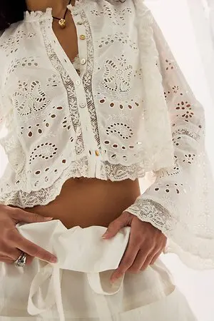 LoveShackFancy Hawthorn Blouse At