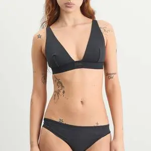SKIMS Cotton Rib Plunge Bralette