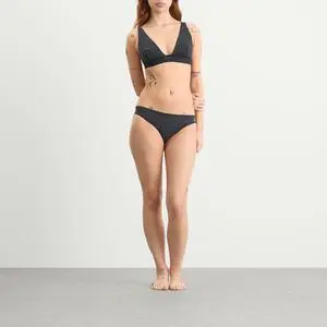 SKIMS Cotton Rib Plunge Bralette