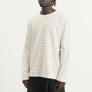 Folk Long Sleeve Textured Stripe T-shirt