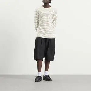 Folk Long Sleeve Textured Stripe T-shirt