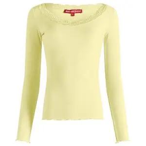 MANY MANY CLOTHES The Uma Long Sleeve Top - Yellow