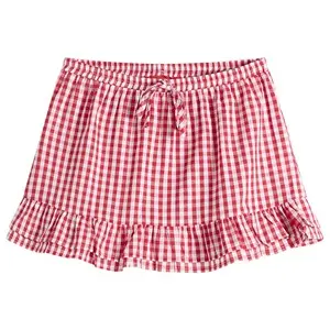 MANY MANY CLOTHES The Bonnie Mini Skirt - Red
