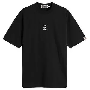 A BATHING APE Ape Face Shrunk T-shirt - Black