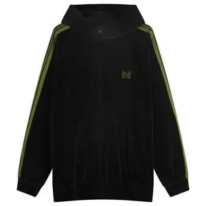 Needles Velour Track Hoodie - Black