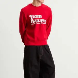 TEAM IKUZAWA Elbow Patch Logo Sweatshirt