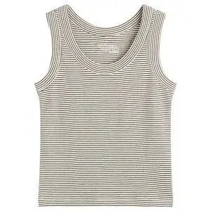NOTHING WRITTEN Sailor Sleeveless Top - Black