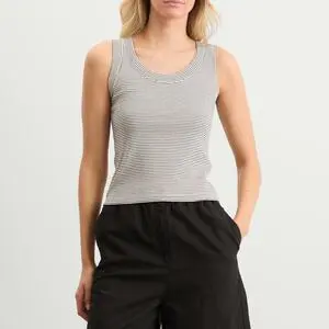 NOTHING WRITTEN Sailor Sleeveless Top