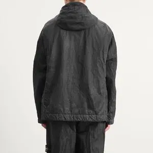 Stone Island Dense Nylon-tc Hand Sprayed Reflective Parka