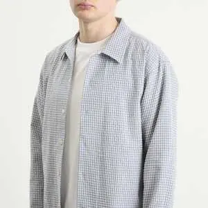 Nn07 Reed Check Seersucker Overshirt
