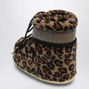 Moon Boot Icon Low Fleece Leopard Boots