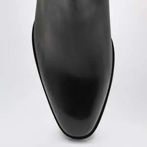 Saint Laurent Wyatt Leather Chelsea Boots
