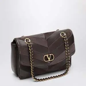 Valentino Garavani Djuna Medium Suede And Nappa Shoulder Bag