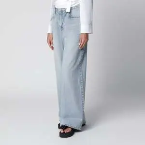 Balenciaga Wide-leg Light Cotton Jeans