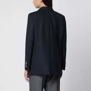 BLAZÉ MILANO Double-breasted Navy Wool Jacket