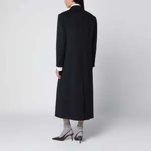 Tagliatore Double-breasted Anthracite Wool Coat