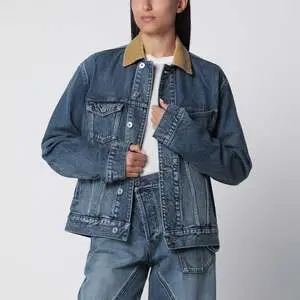 JW Anderson Denim Jacket In Mid Cotton - Blue