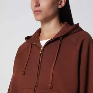 Loro Piana Brown Cotton Hoodie