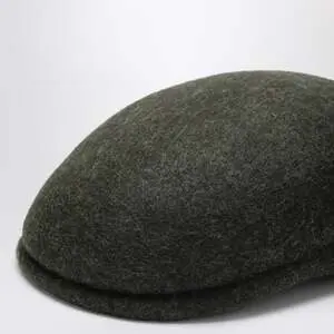 Loro Piana Moss Wool Felt Flat Cap