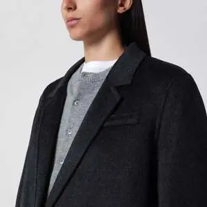 Isabel Marant Étoile Clesa Anthracite Wool And Cashmere Coat