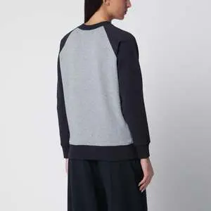 Miu Miu Cotton Colour-blocked Crewneck Sweatshirt