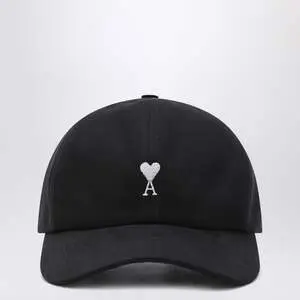 AMI Paris De Coeur Baseball Cap - Black