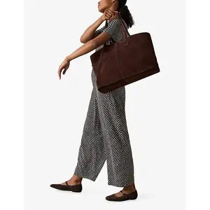 Whistles Checked Short-sleeve Woven Jumpsuit