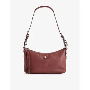 VIVIENNE WESTWOOD Emma Leather Shoulder Bag