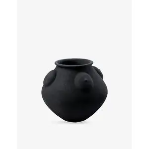 BITOSSI HOME The Shape Of Resistance Ceramic Vase - Black