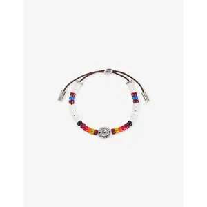 TWOJEYS Sunrise Superstar Beaded Sterling Silver-plated Brass Bracelet - Multi