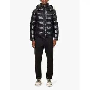 Moncler Maya Logo-patch Padded Puffer Jacket