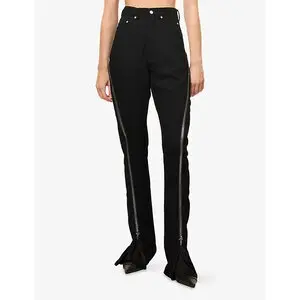 Rick Owens Bolan Zip-around Wool Trousers