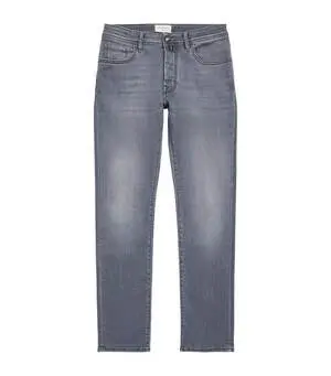Jacob Cohen Cotton-modal Bard Slim Jeans - Grey