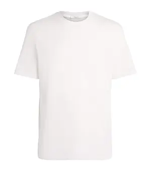 JACOB COHЁN Cotton Emblem Logo T-shirt - White