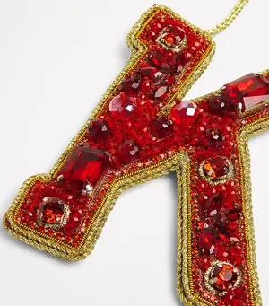 Tinker Tailor Embellished K Tree Decoration