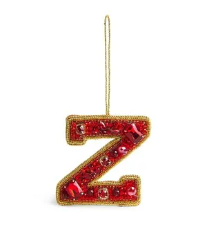 Tinker Tailor Embellished Z Tree Decoration - Red